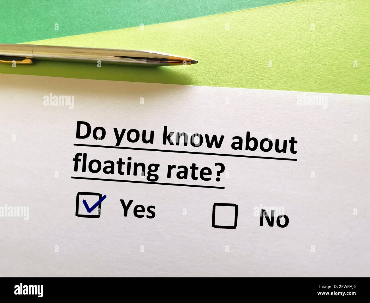 Floating rate hi-res stock photography and images - Alamy