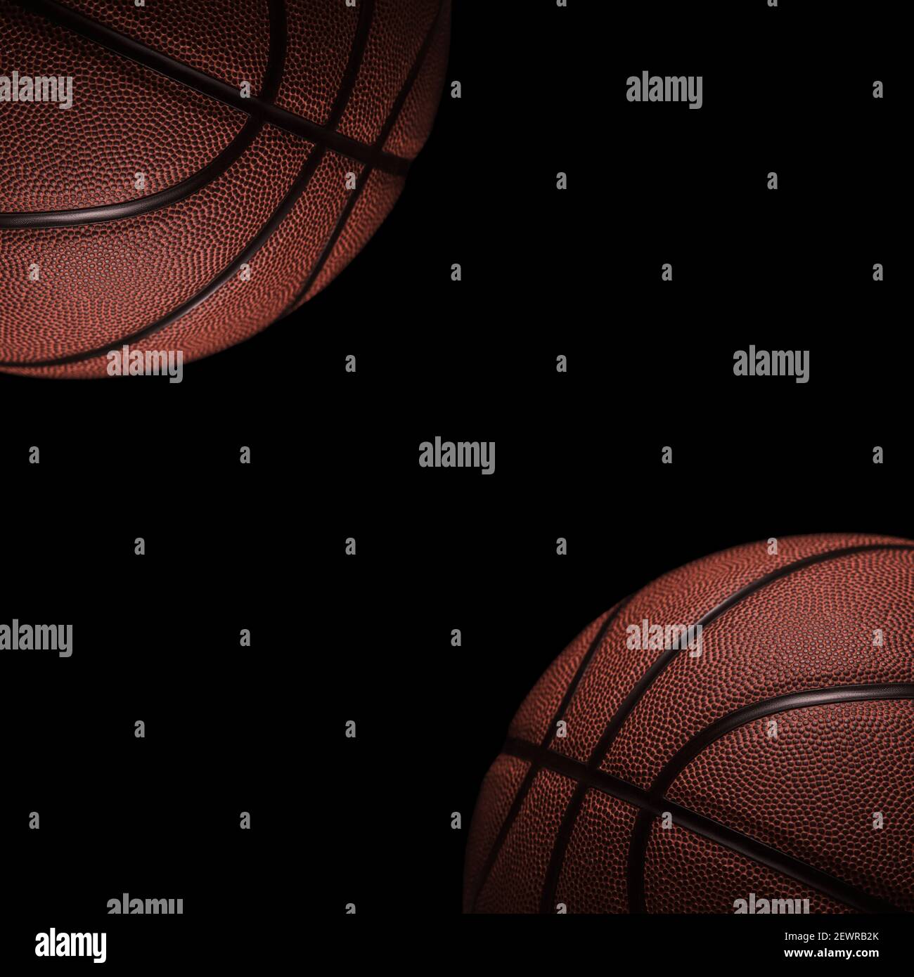Closeup detail of basketball ball texture background. Team sport ...
