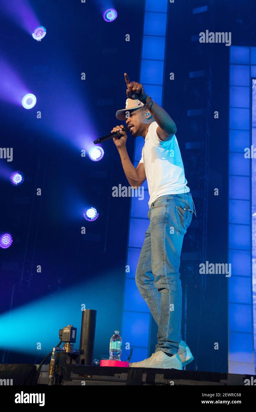 MIAMI, FLORIDA - JUNE 13: Chance The Rapper performs during his "Be ...