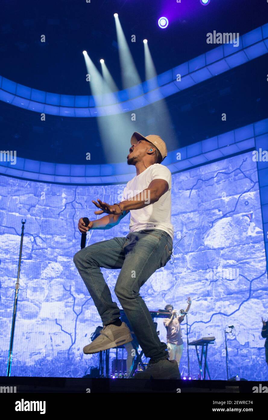 MIAMI, FLORIDA - JUNE 13: Chance The Rapper performs during his "Be ...