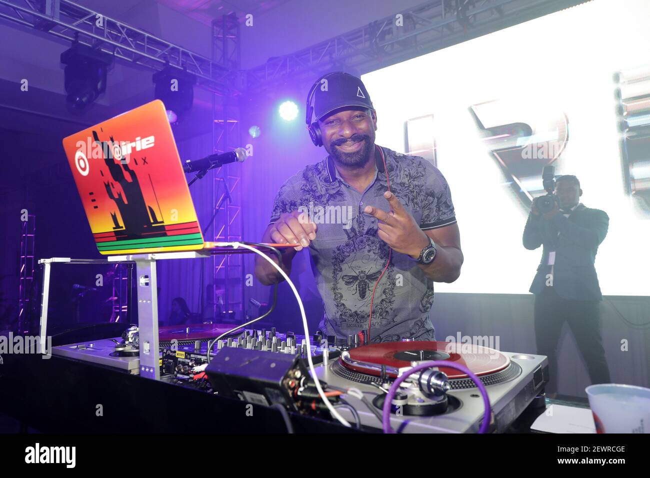 MIAMI, FLORIDA - JUNE 17: DJ Irie performs during during Amigos For ...