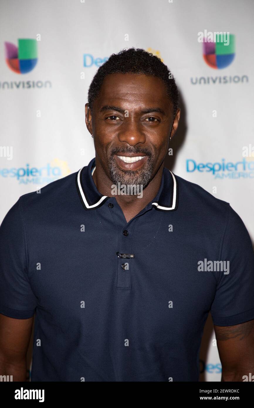 MIAMI, FL - August 2: Idris Alba is seen on the set of 'Despierta ...
