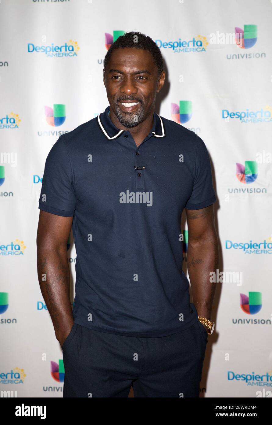 MIAMI, FL - August 2: Idris Alba is seen on the set of 'Despierta ...