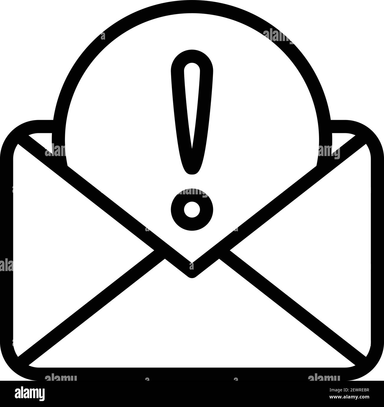 Letter Mail Clipart Black