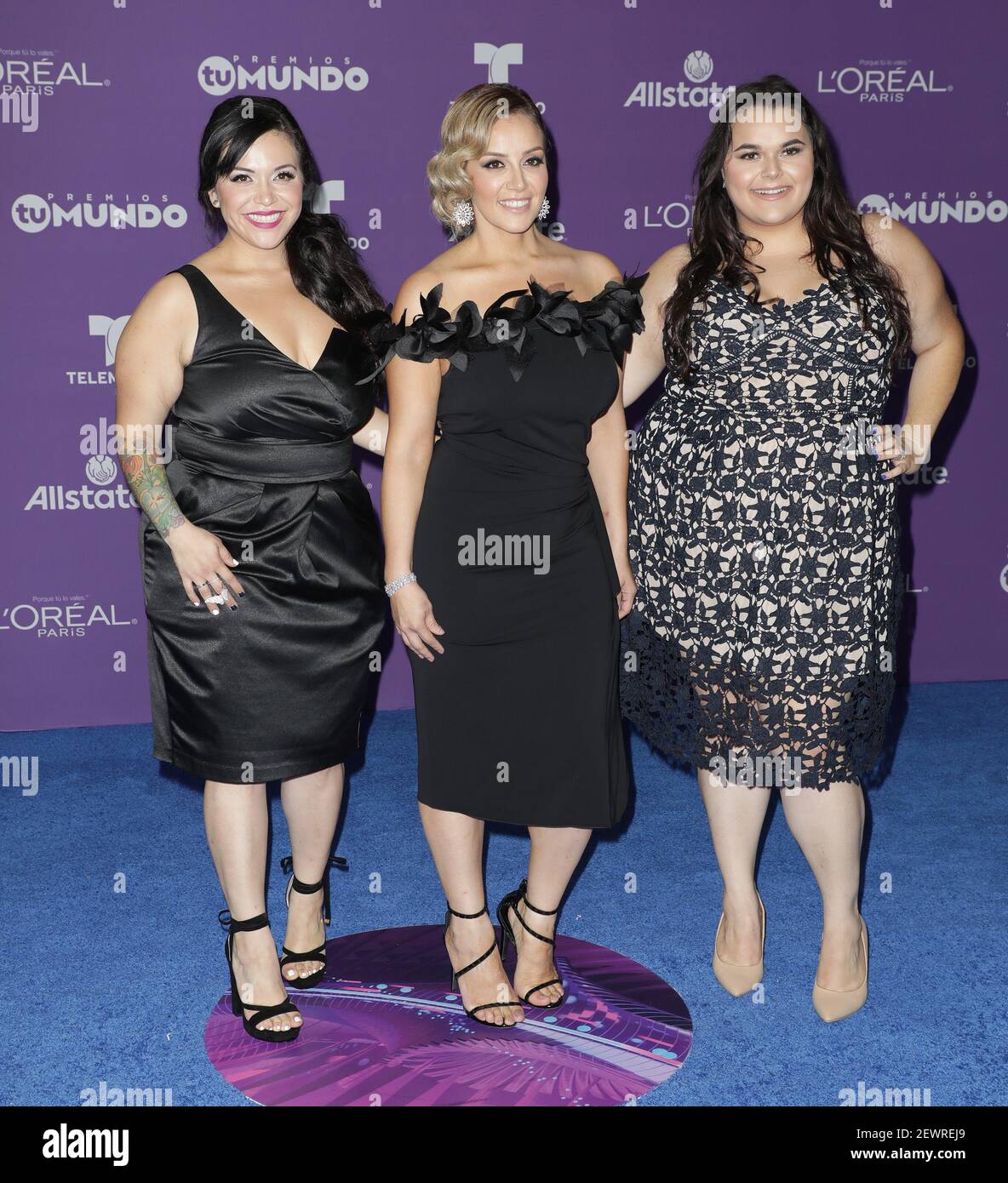 MIAMI, FL - AUGUST 24 Jaqui Rivere Rosie Rivera Jenicka Rivera arrive ...