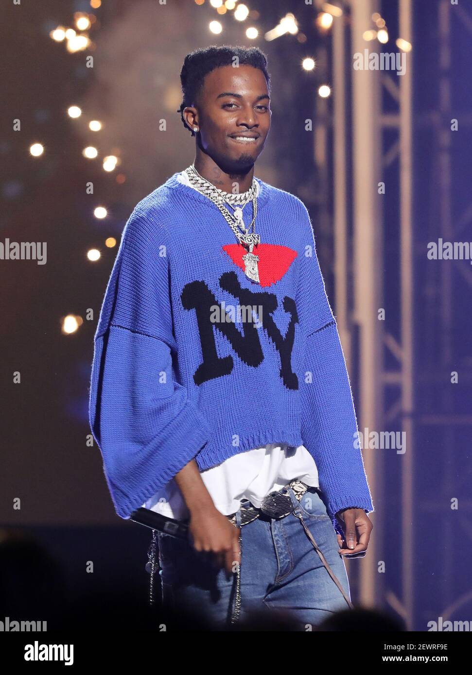 MIAMI BEACH, FL - OCTOBER 06: Playboi Carti performs onstage during the ...