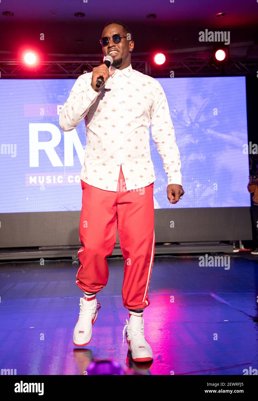 MIAMI BEACH, FL - OCTOBER 12: Sean 'Diddy' Combs speaks on stage at the ...