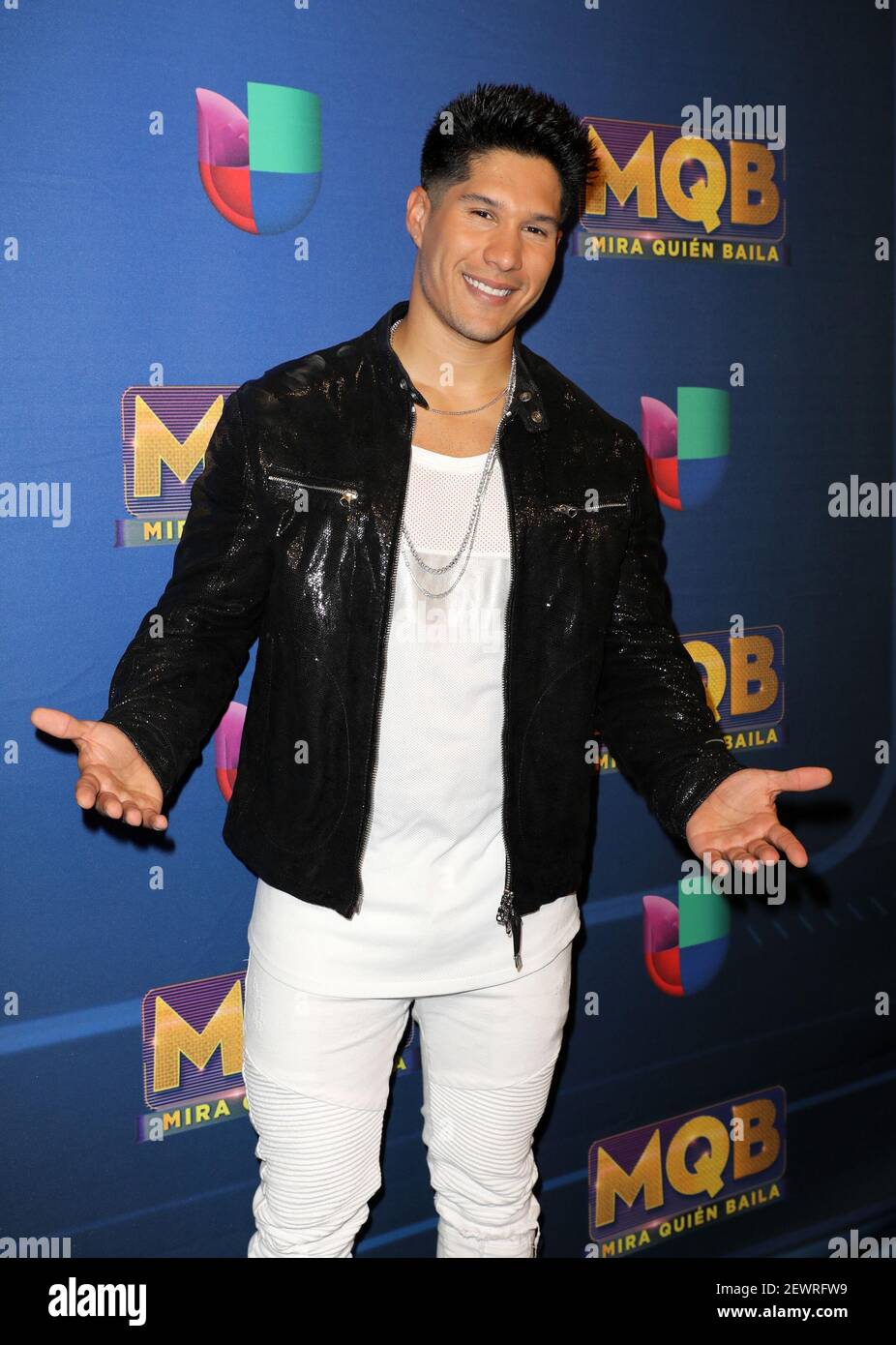 MIAMI, FLORIDA - OCTOBER 15: Performer Chino Miranda is seen backstage ...
