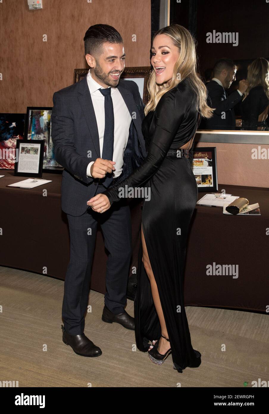 MIAMI, FL - NOVEMBER 4: Borja Voces and Gloria Ordaz are during the ...