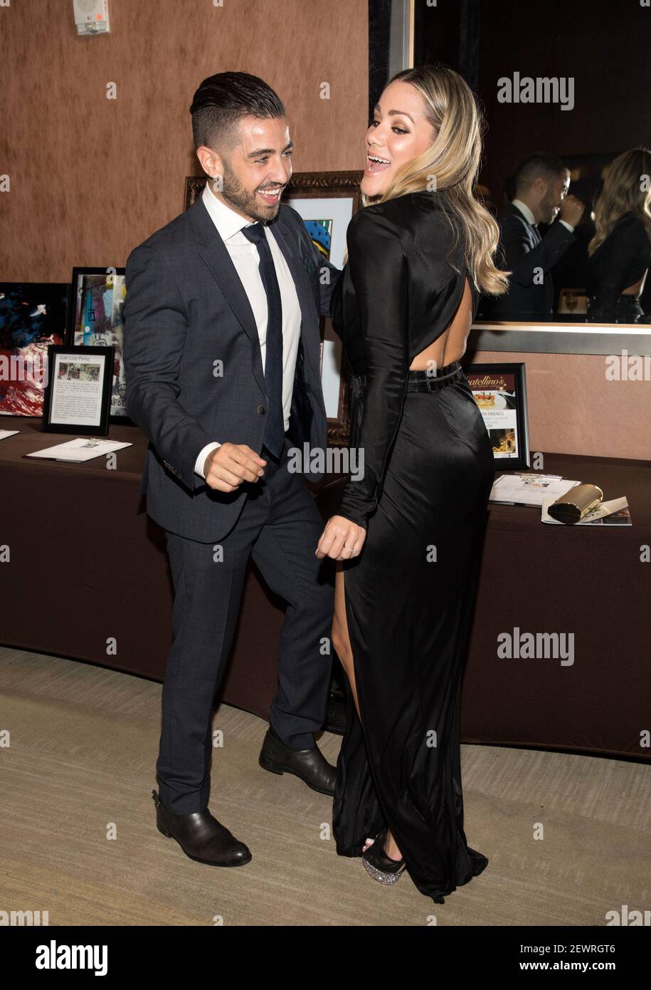 MIAMI, FL - NOVEMBER 4: Borja Voces and Gloria Ordaz are during the ...