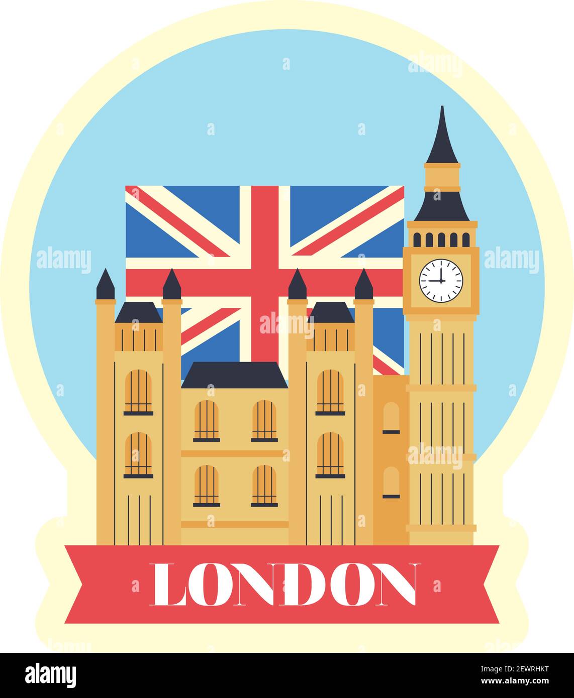 london big ben sticker icon Stock Vector Image & Art - Alamy