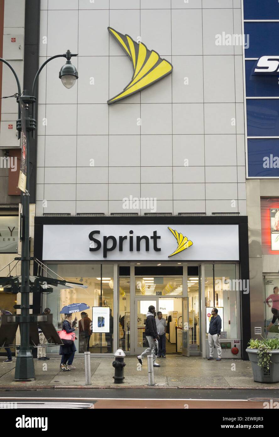 A Sprint store in Herald Square in New York on Tuesday, May 3, 2016 ...