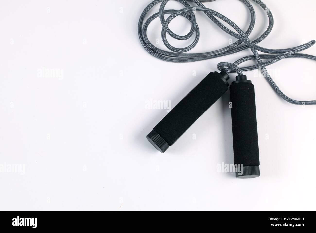 A jumping rope isolated on white background Stock Photo - Alamy
