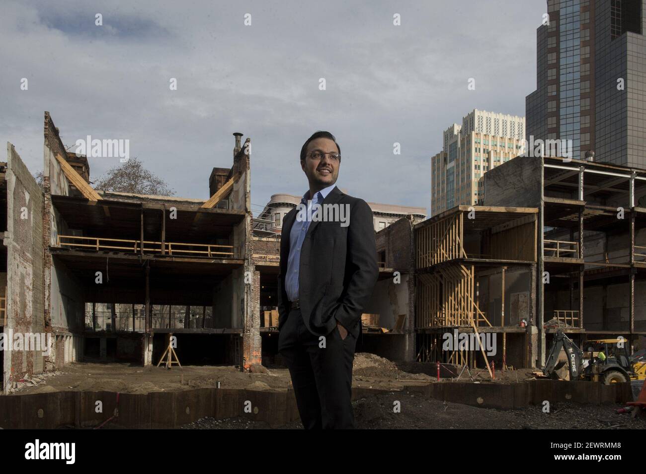 Ali Youssefi visits the 700 block of K Street in January 2016 as ...