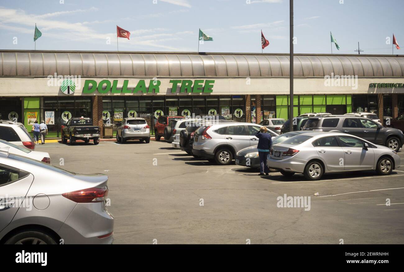 A Dollar Tree store in the Queens borough of New York is seen on ...