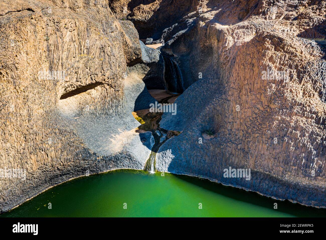 Timia waterfall, Oasis of Timia, Air Mountains, Niger, Africa Stock ...