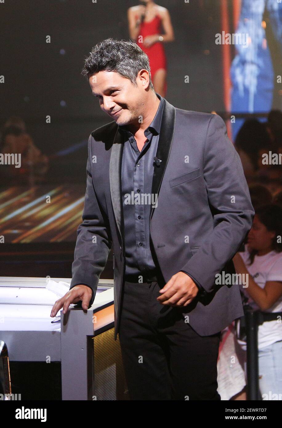 MIAMI, FL - NOVEMBER 22: Alejandro Sanz ise seen on the set of the ...