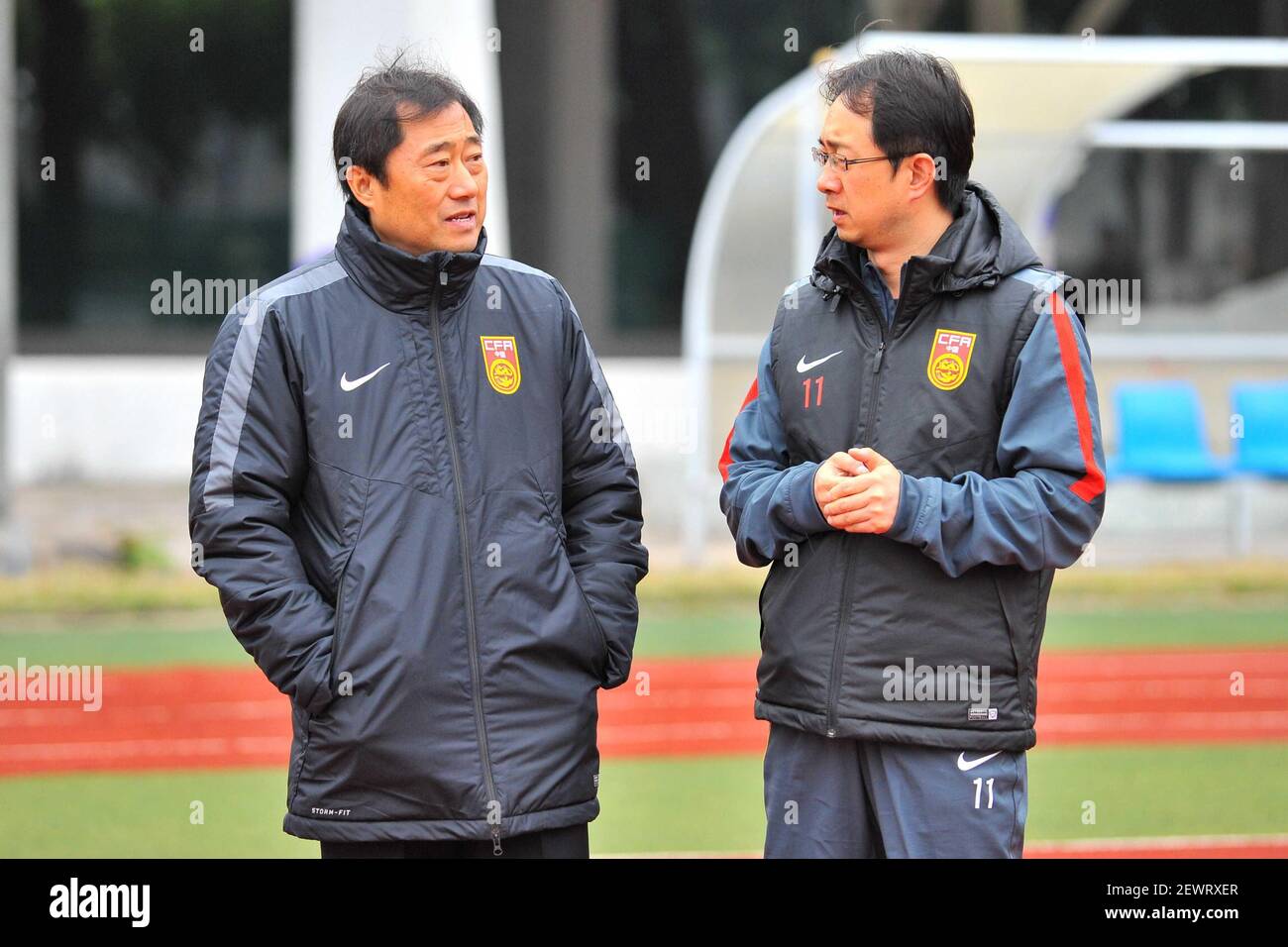 --FILE--Then vice president of Chinese Football Association Yu Hongchen ...