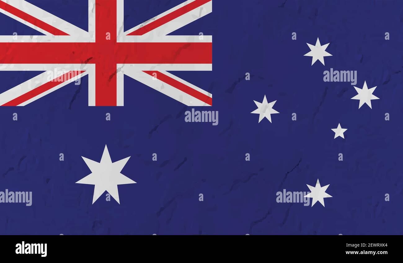 The flag of the state of Western Australia with grunge Stock Vector ...