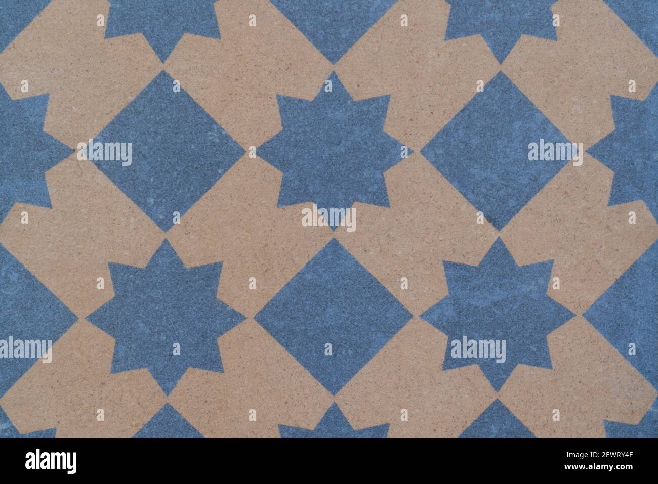 an illustration of blue diamond-shaped forms and polygonal stars on a ...