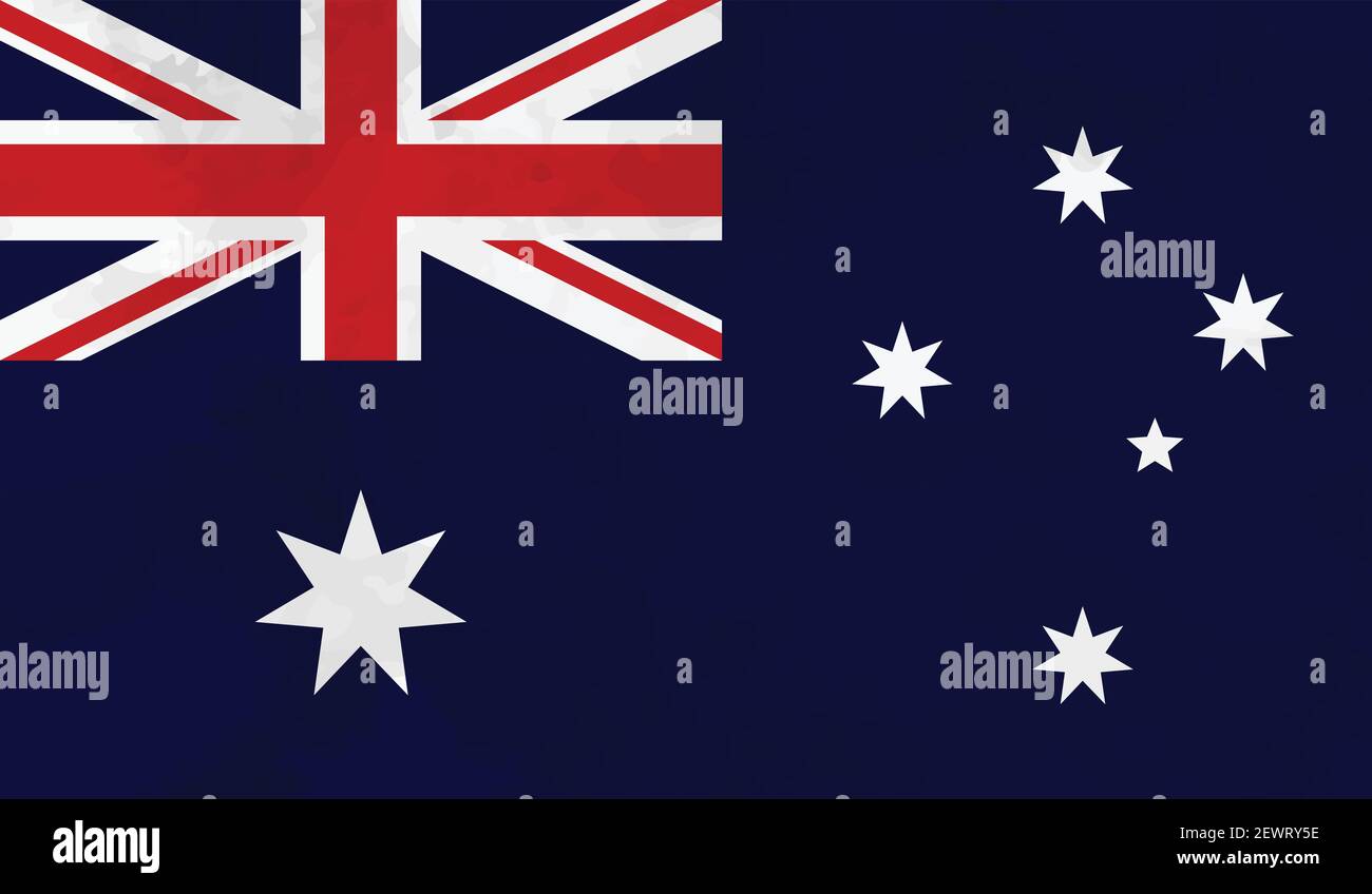 The flag of the state of Western Australia with grunge Stock Vector ...