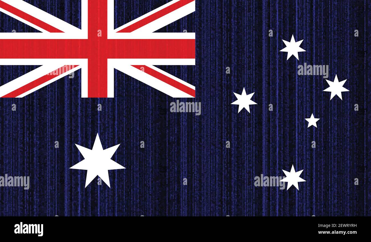 The flag of the state of Western Australia with grunge Stock Vector ...