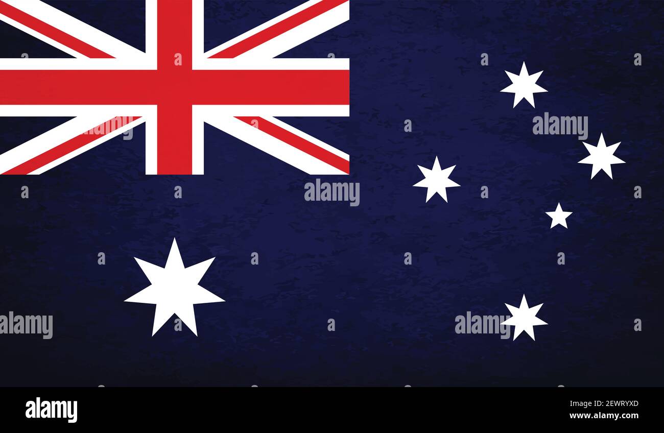 The flag of the state of Western Australia with grunge Stock Vector ...