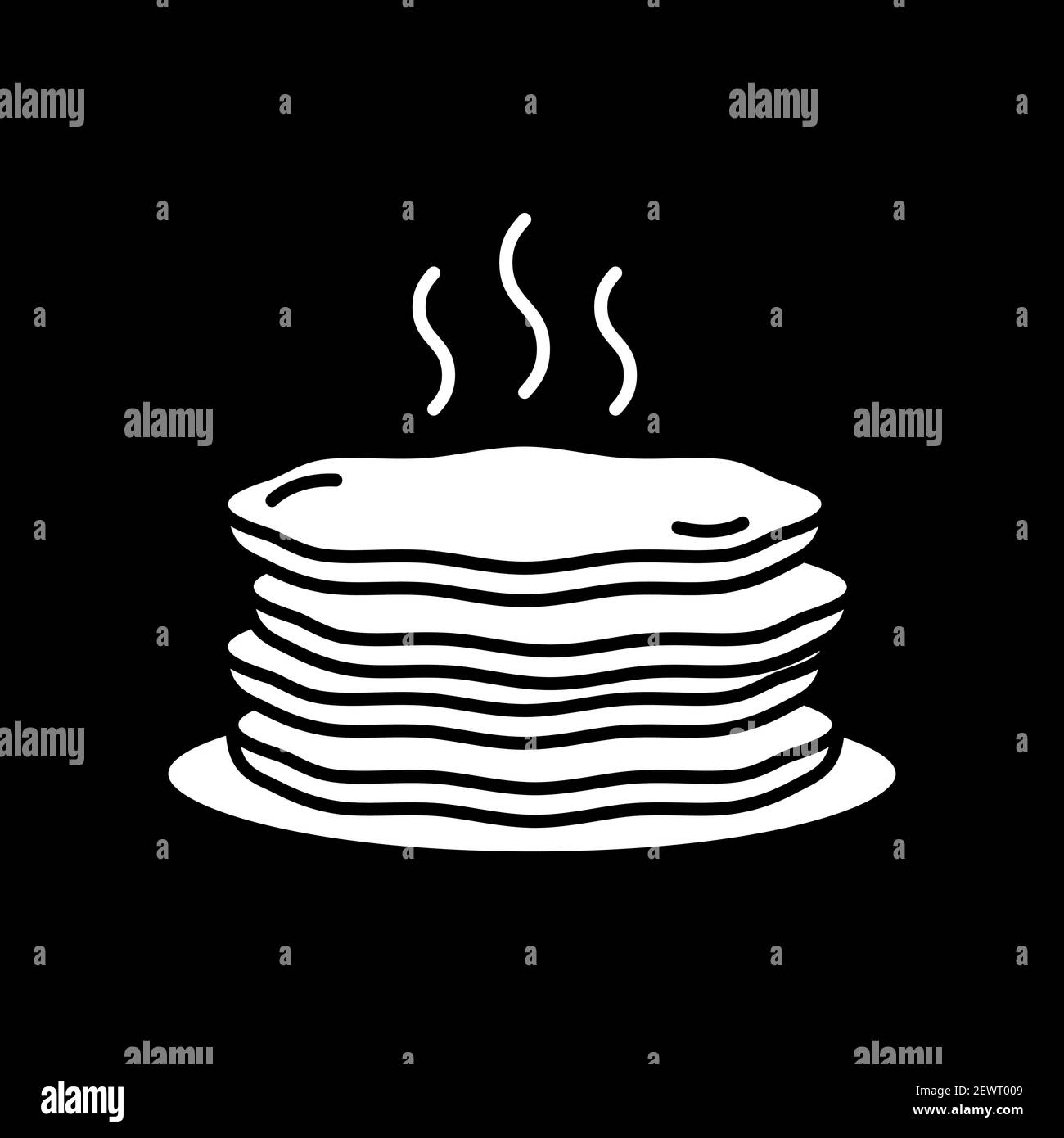 Pancakes diner Stock Vector Images - Alamy
