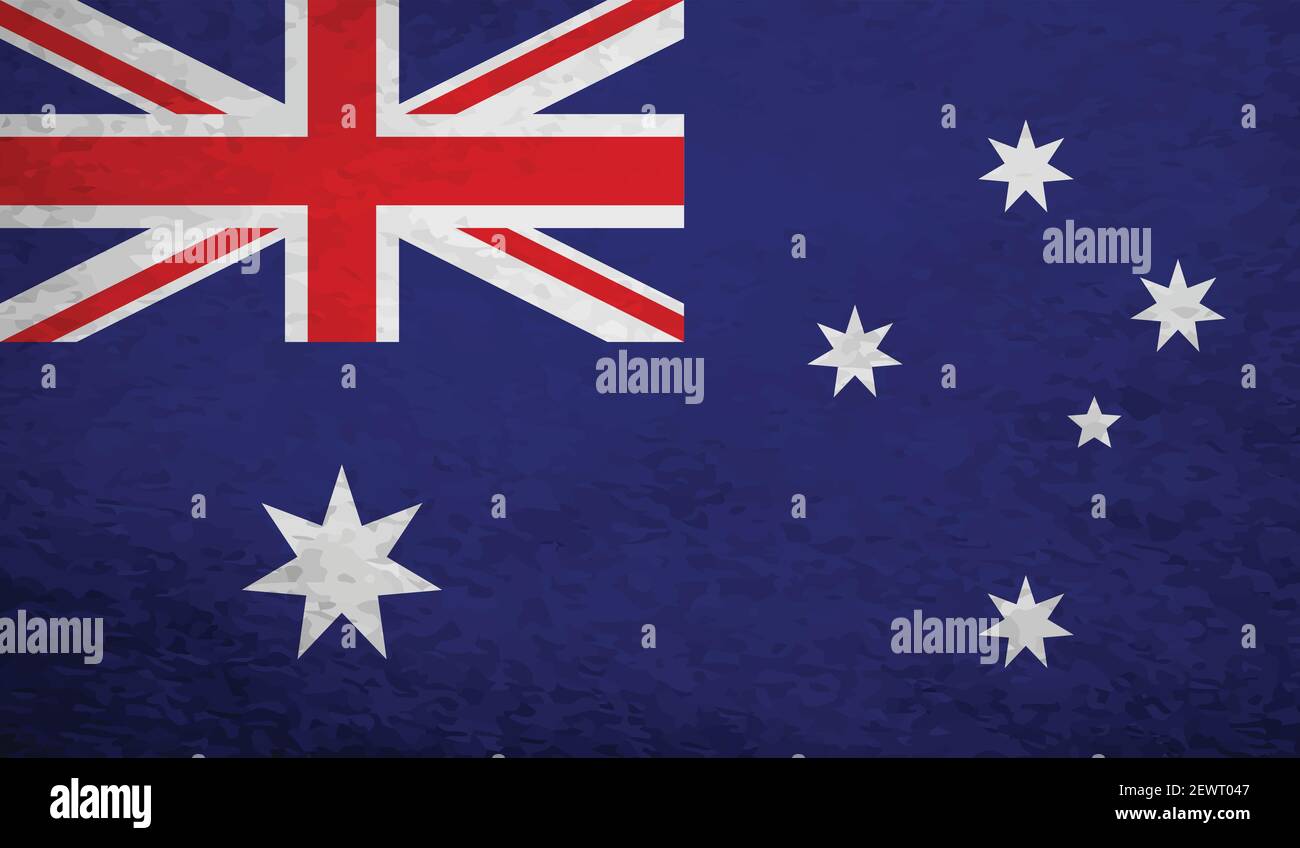 The flag of the state of Western Australia with grunge Stock Vector ...