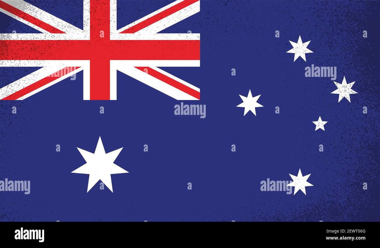The flag of the state of Western Australia with grunge Stock Vector ...