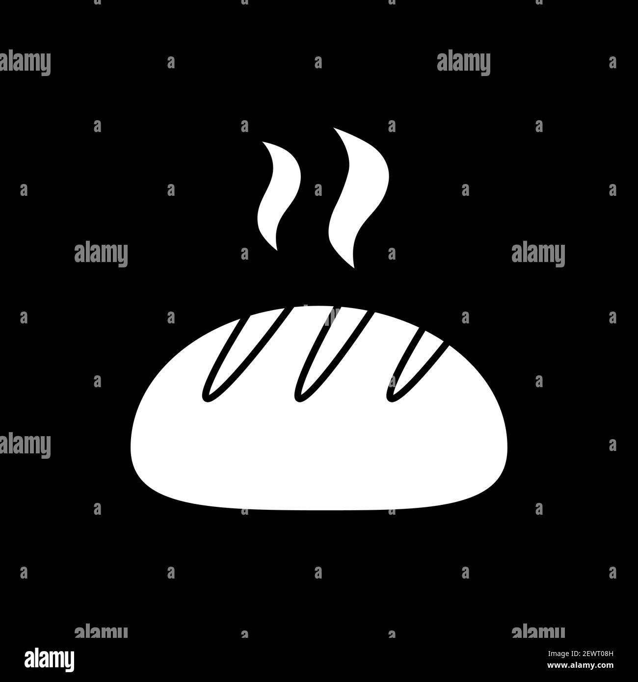 Freshly baked bread meal Stock Vector Images - Alamy
