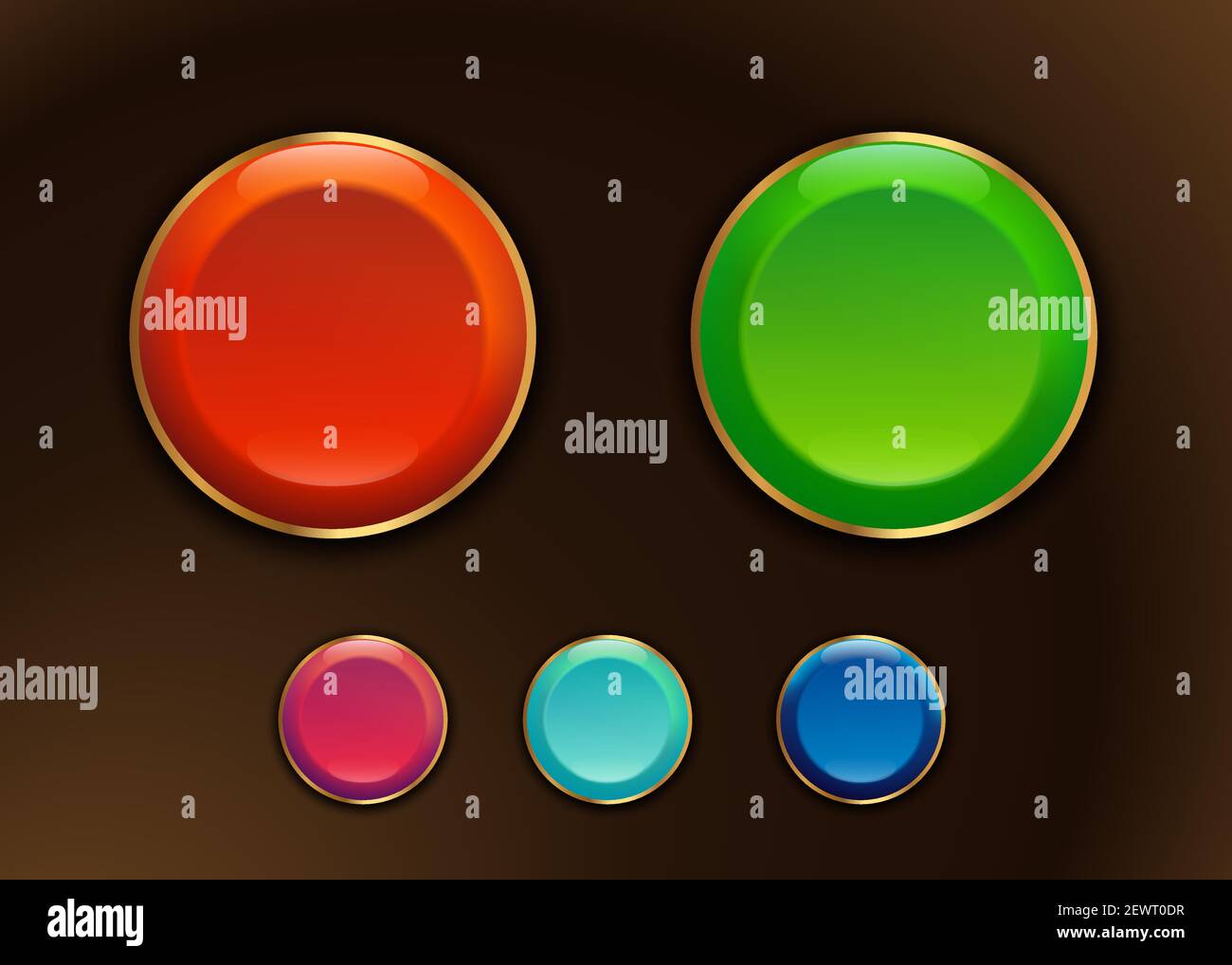 Casino design elements vector collection. Slots Gameplay icon and ...