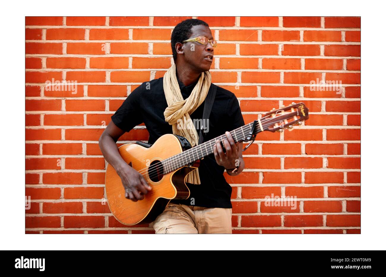 Wasis Diop, musician from Senegal, photographed in London. photograph ...