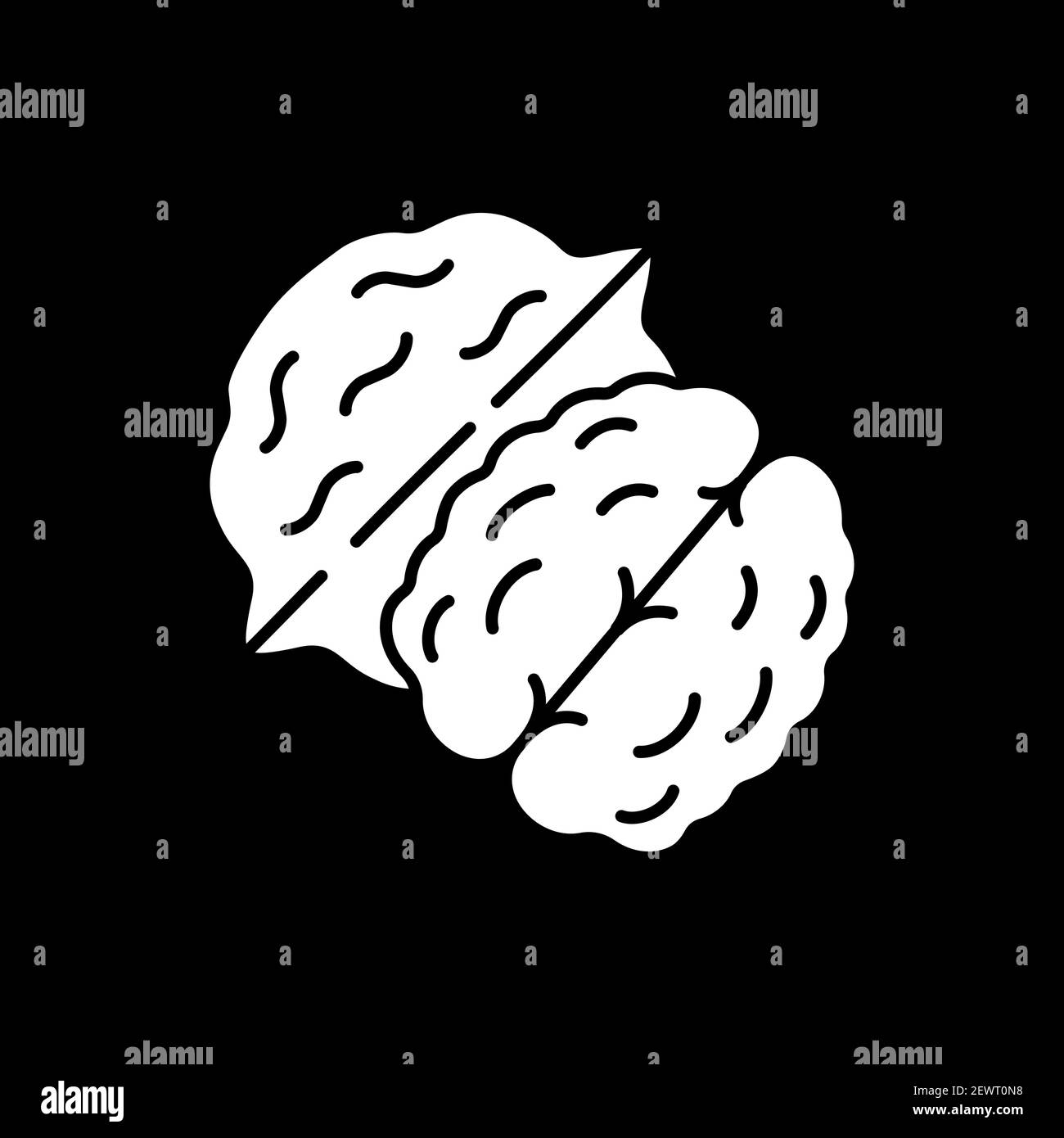 Walnut logo hi-res stock photography and images - Alamy