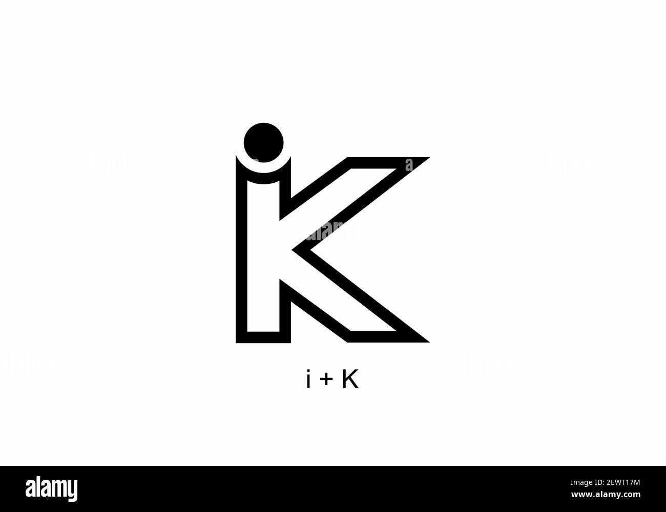 Ik letter hi-res stock photography and images - Alamy