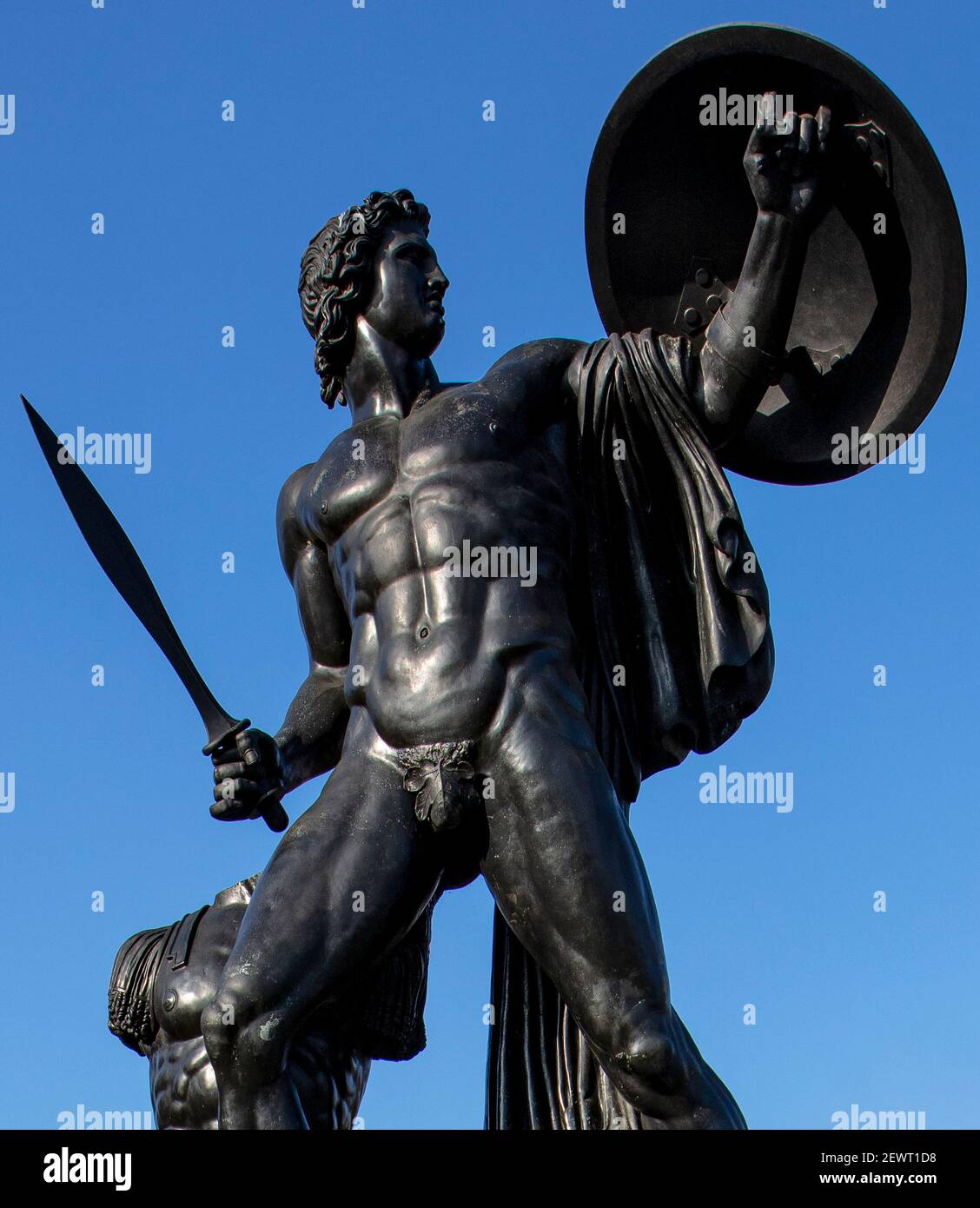 Wellington Monument; a 5.5m high statue of Achilles in memorial to ...