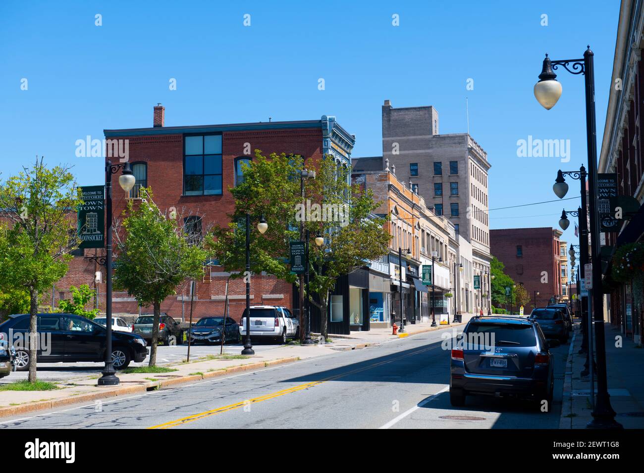 Historic Building in Main Street Historic District in downtown ...