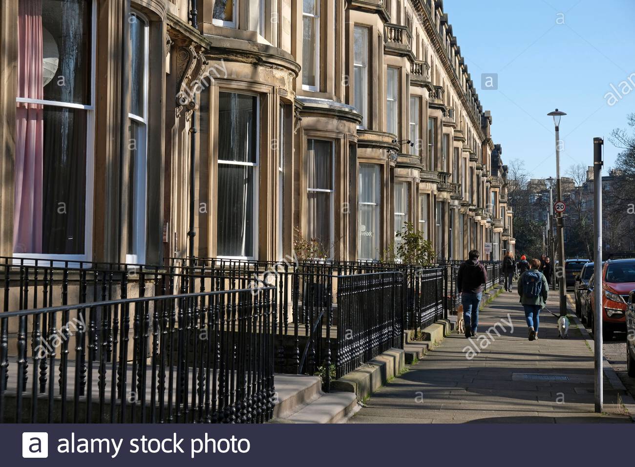 Edinburgh housing row hi-res stock photography and images - Alamy