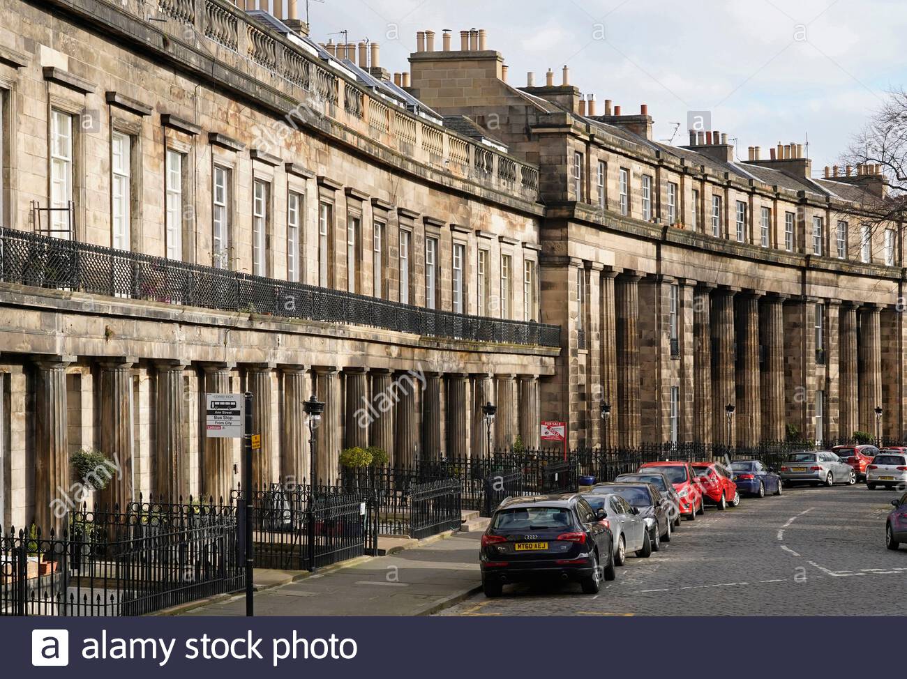 Neo classical and georgian architecture edinburgh hi-res stock ...