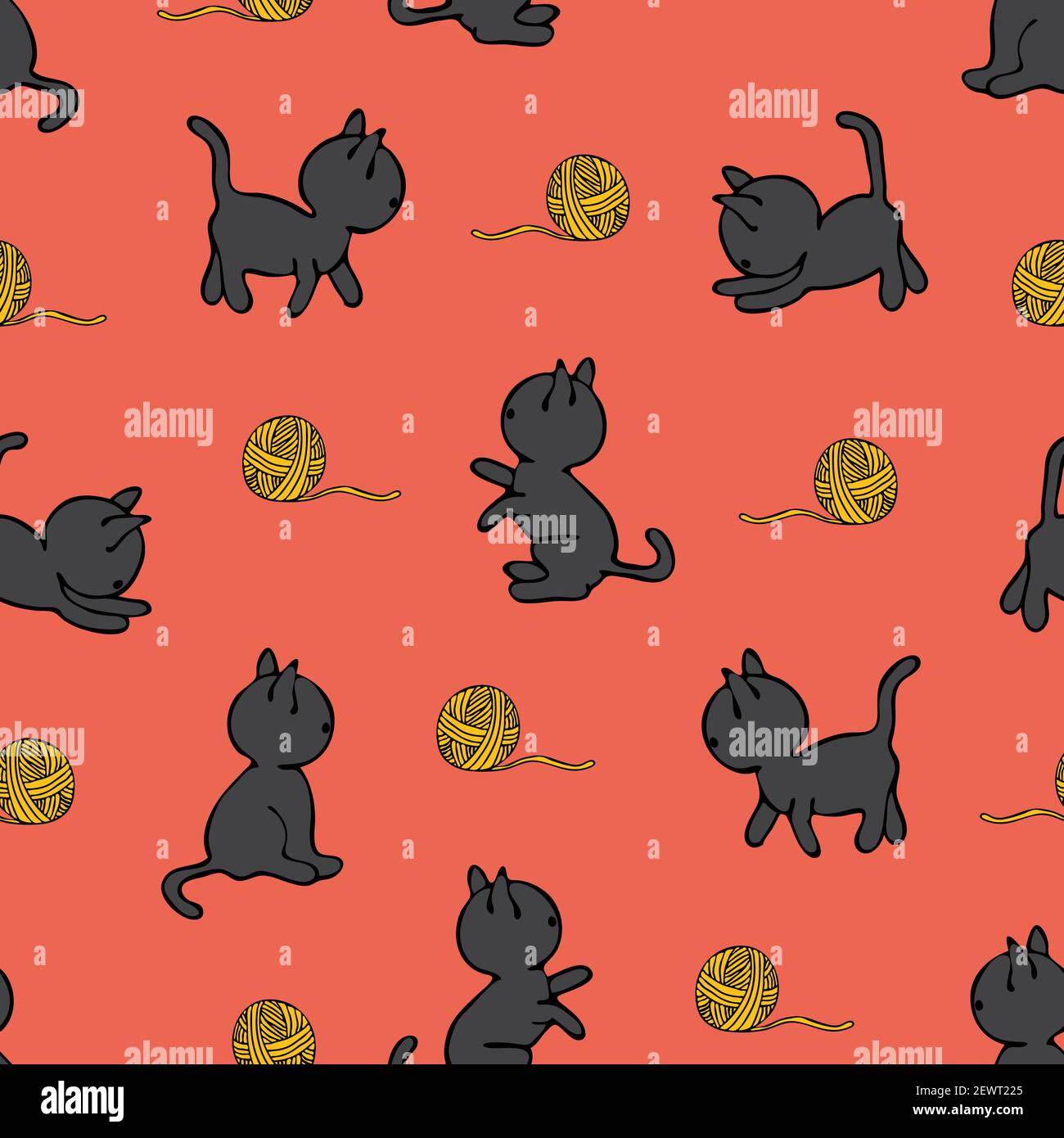 Curious kittens Stock Vector Images - Alamy