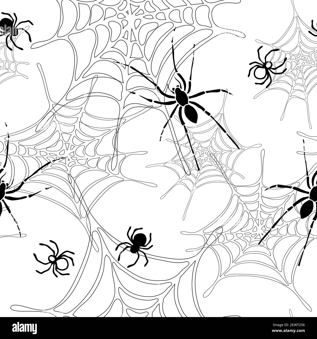 Black widow spiders Stock Vector Images - Alamy