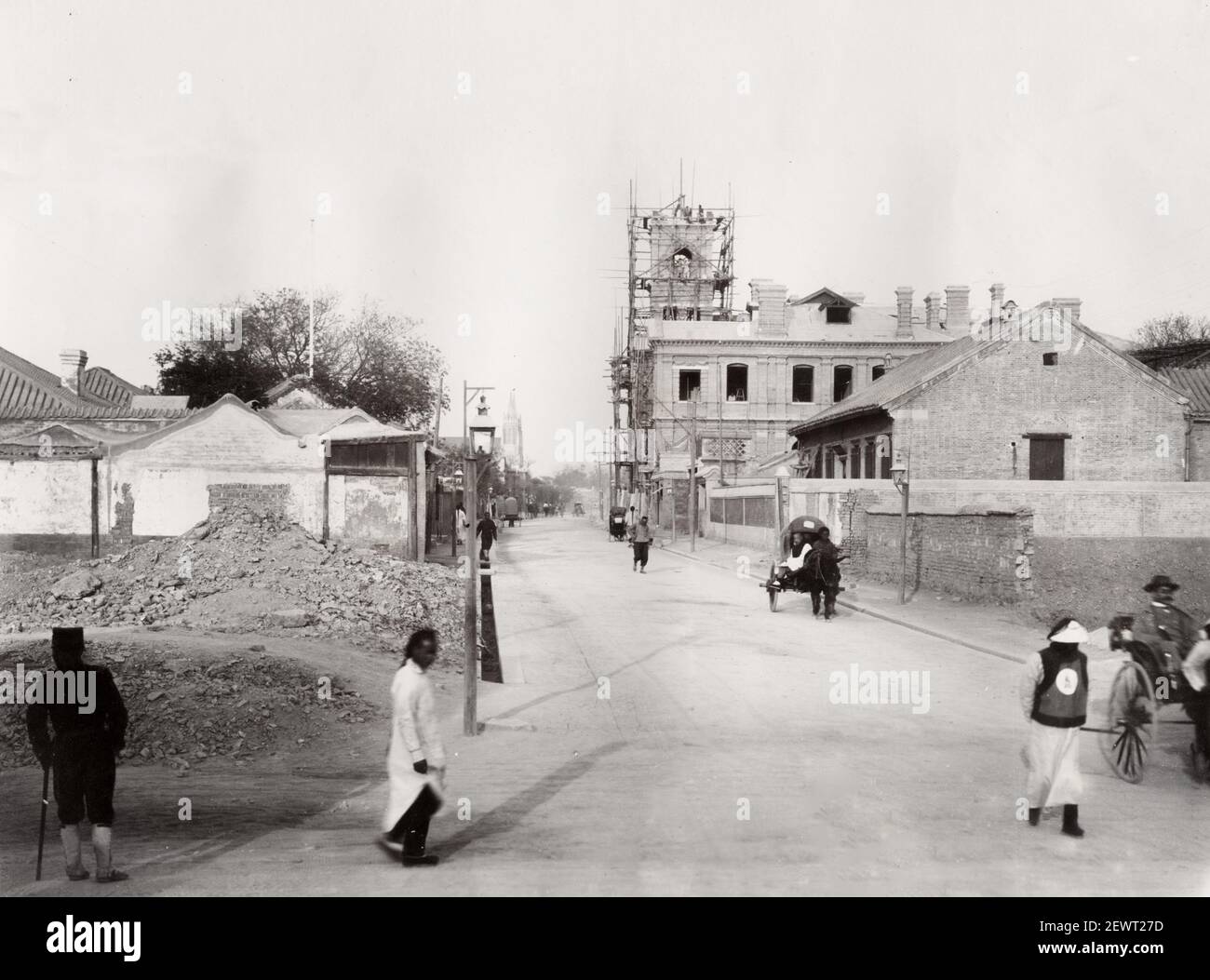 Legation Street, Peking, Beijing, China, 1902 Stock Photo - Alamy