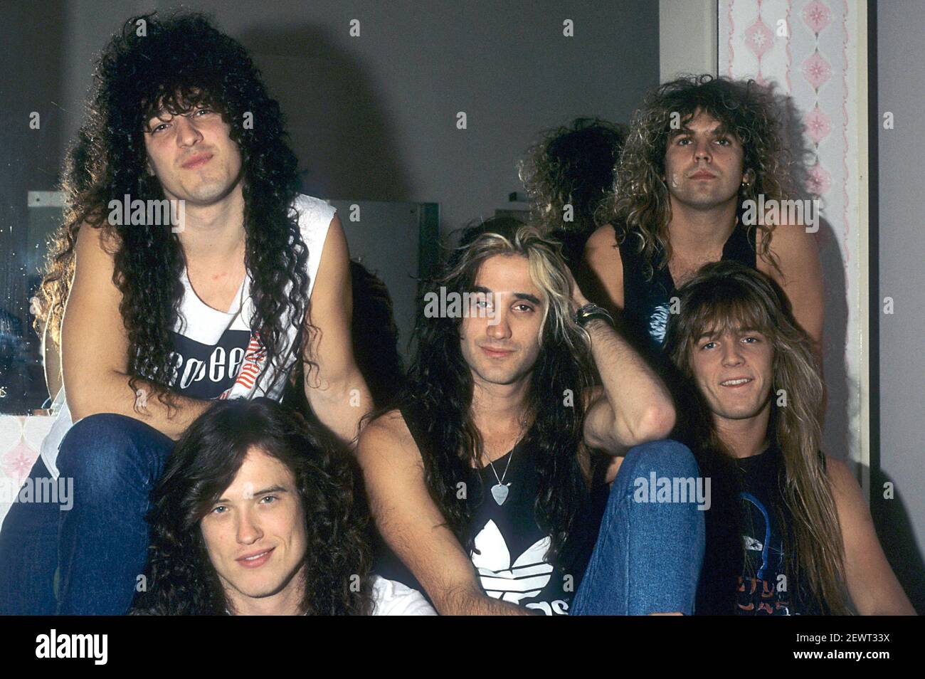 Cold Sweat at a photoshoot at the Columbia Hotel. London, 03.09.1990 ...