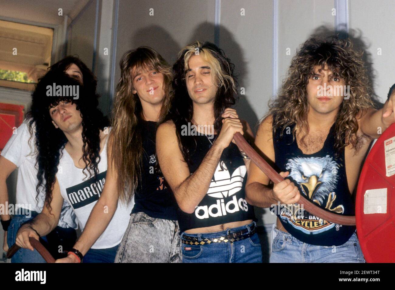 Cold Sweat at a photoshoot at the Columbia Hotel. London, 03.09.1990 ...