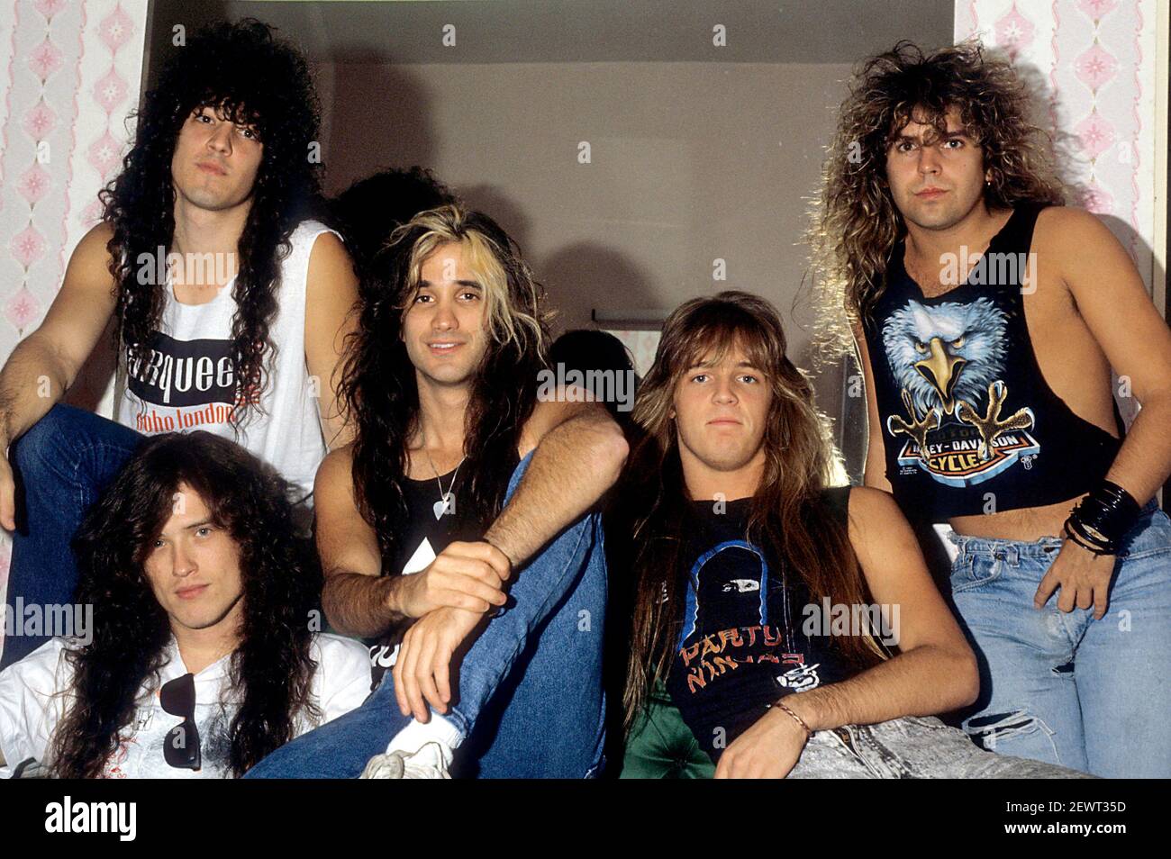 Cold Sweat at a photoshoot at the Columbia Hotel. London, 03.09.1990 ...