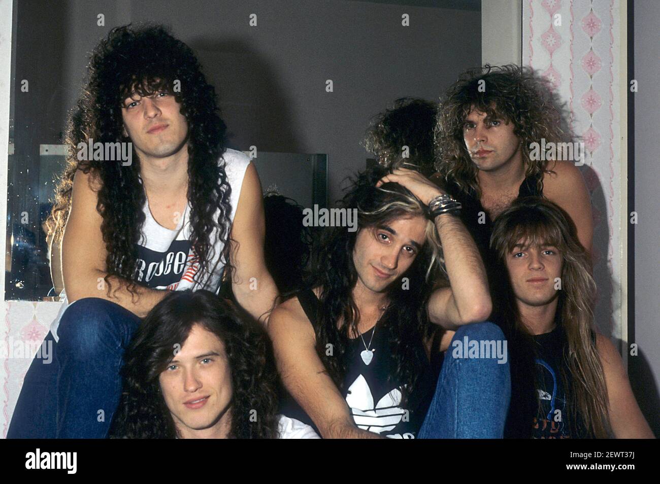 Cold Sweat at a photoshoot at the Columbia Hotel. London, 03.09.1990 ...