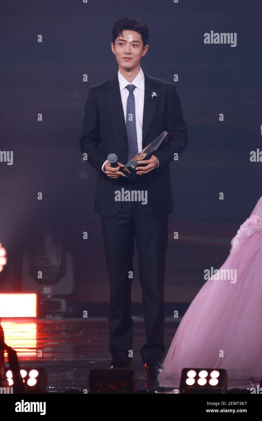 Chinese actor and singer Xiao Zhan, also known as Sean Xiao, during the ...