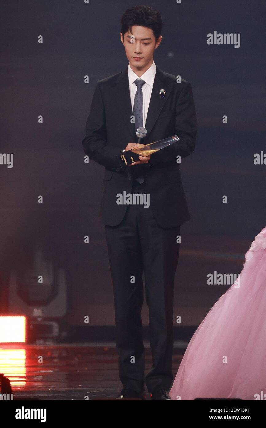 Chinese actor and singer Xiao Zhan, also known as Sean Xiao, during the ...