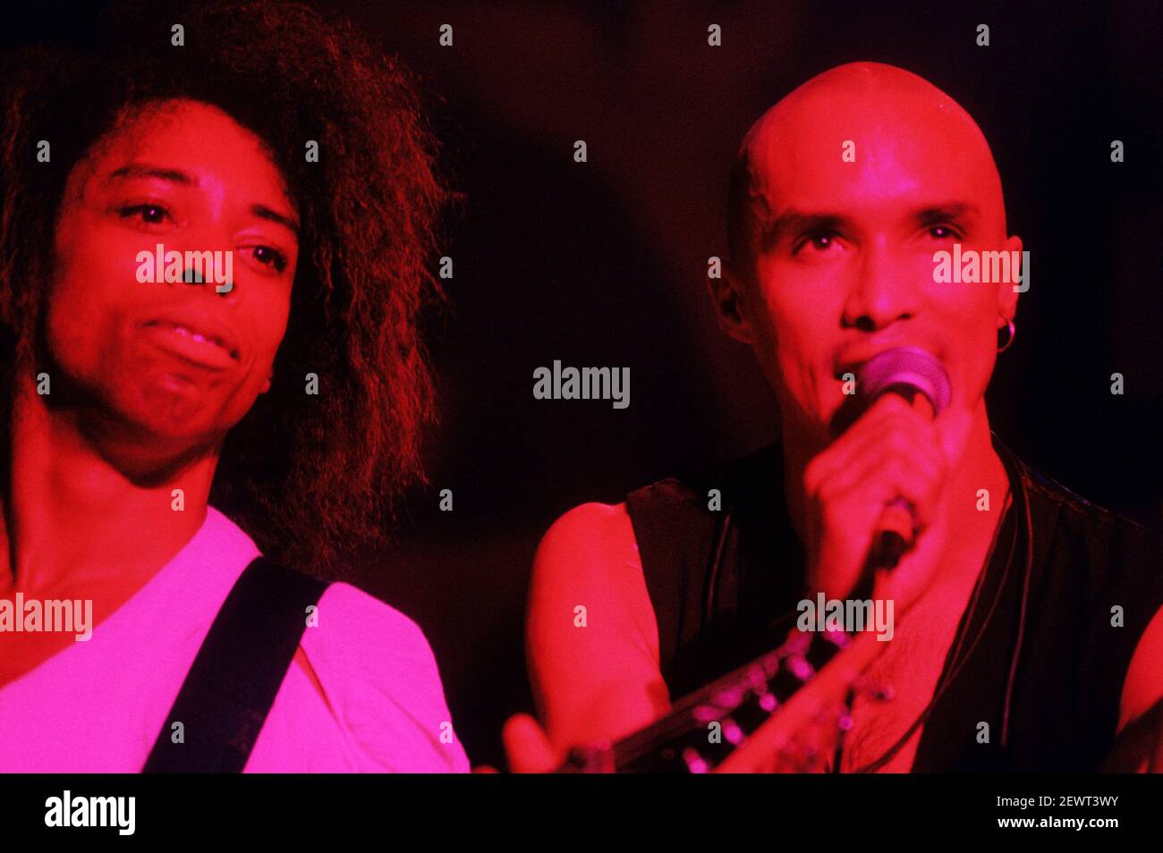 Brion James and Dan Reed from Dan Reed Network live at the Marquee Club ...