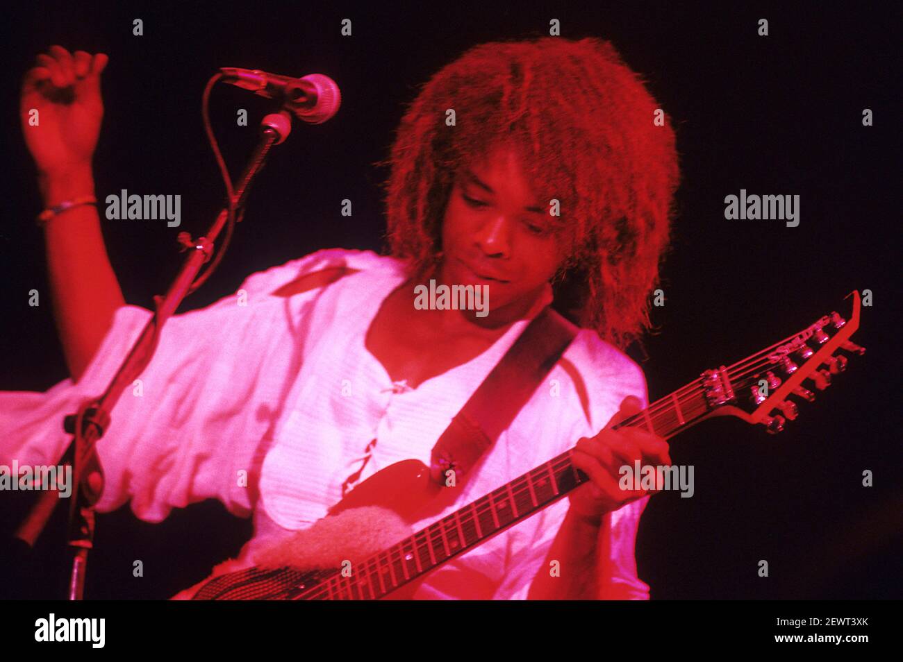 Brion James from Dan Reed Network live at the Marquee Club. London, 08 ...